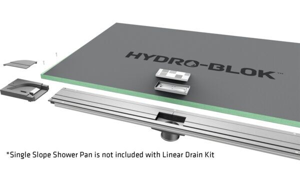 HYDRO-BLOK Linear Drain Kit - HYDRO-BLOK