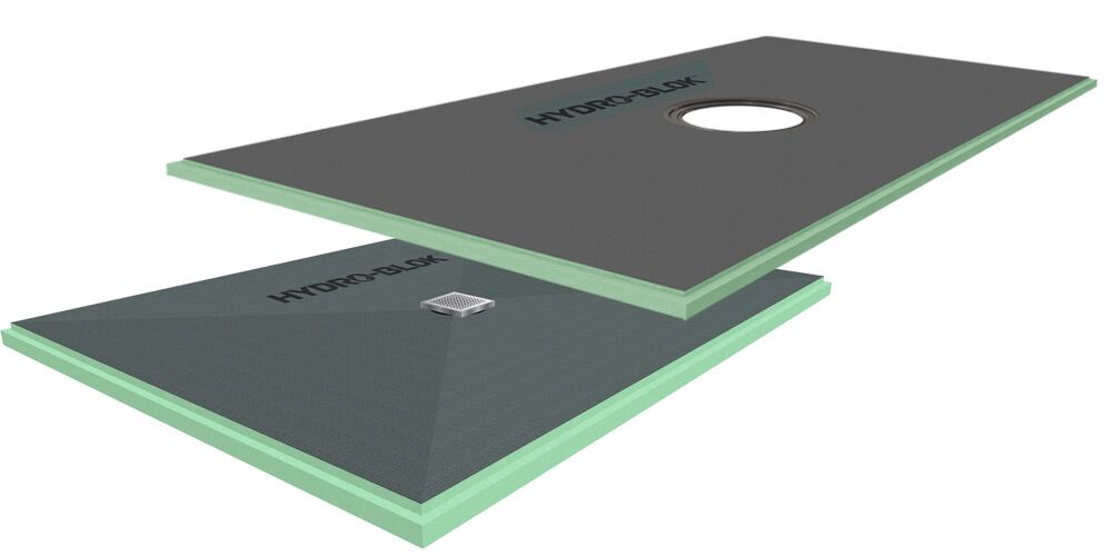 How It Works - HYDRO-BLOK - Shower Pans, Linear Drain, Build Custom Showers